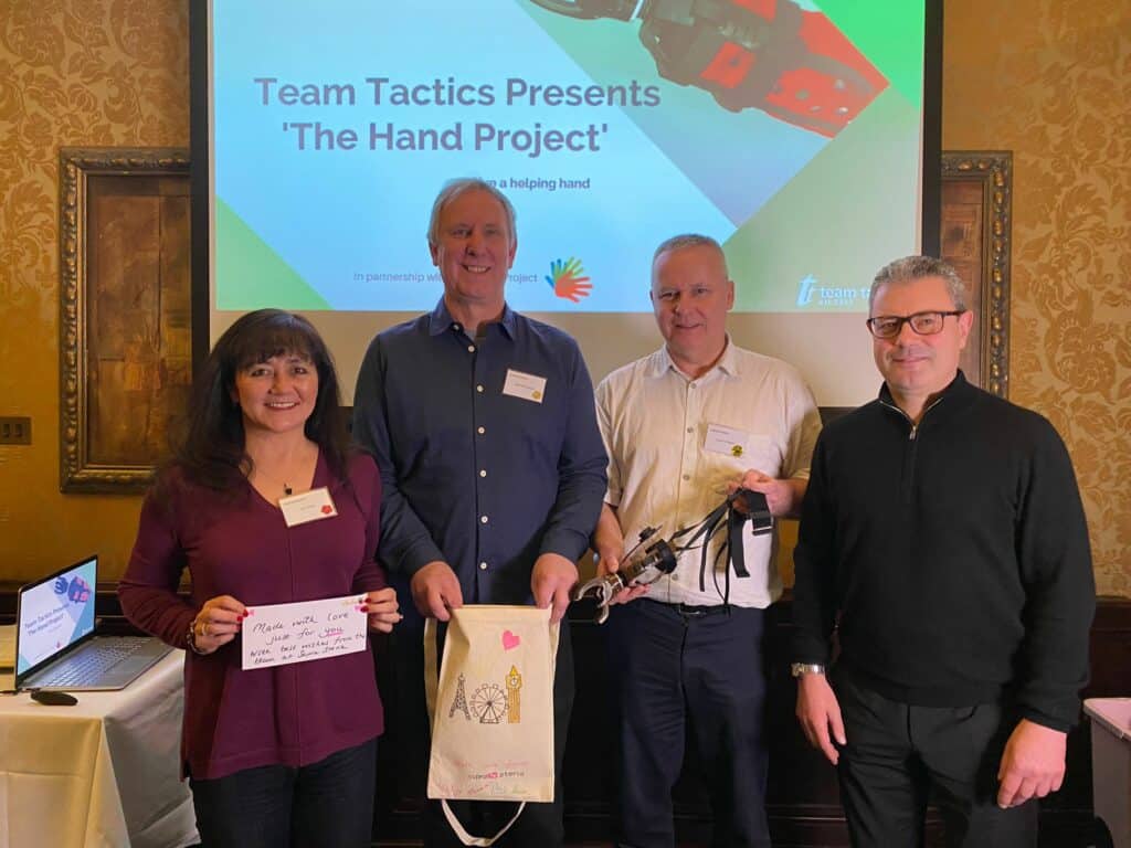 Team Tactics Launches ‘The Hand Project’ Event in the UK | Team Tactics