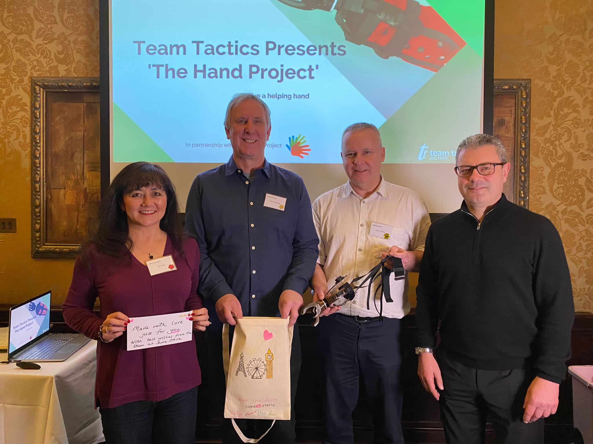 Team Tactics Launches ‘The Hand Project’ Event in the UK - Team Tactics