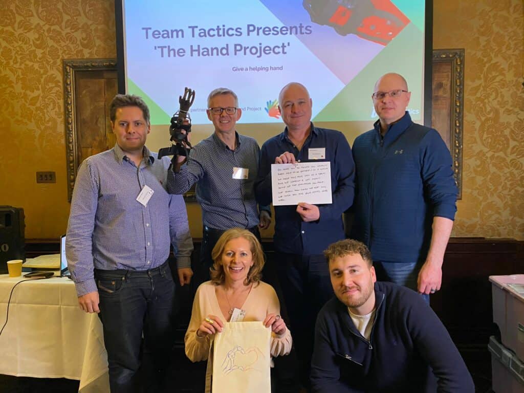 Give a Helping Hand - The Hand Project | Charity Team Build